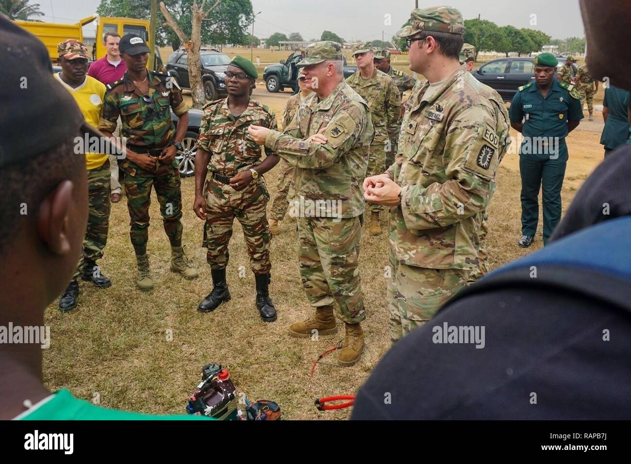 Brig. Gen. Kenneth Moore, U.S. Army Africa deputy commanding general ...
