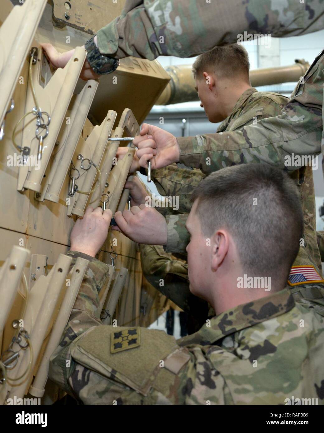Abram reactive armor tiles hi-res stock photography and images - Alamy