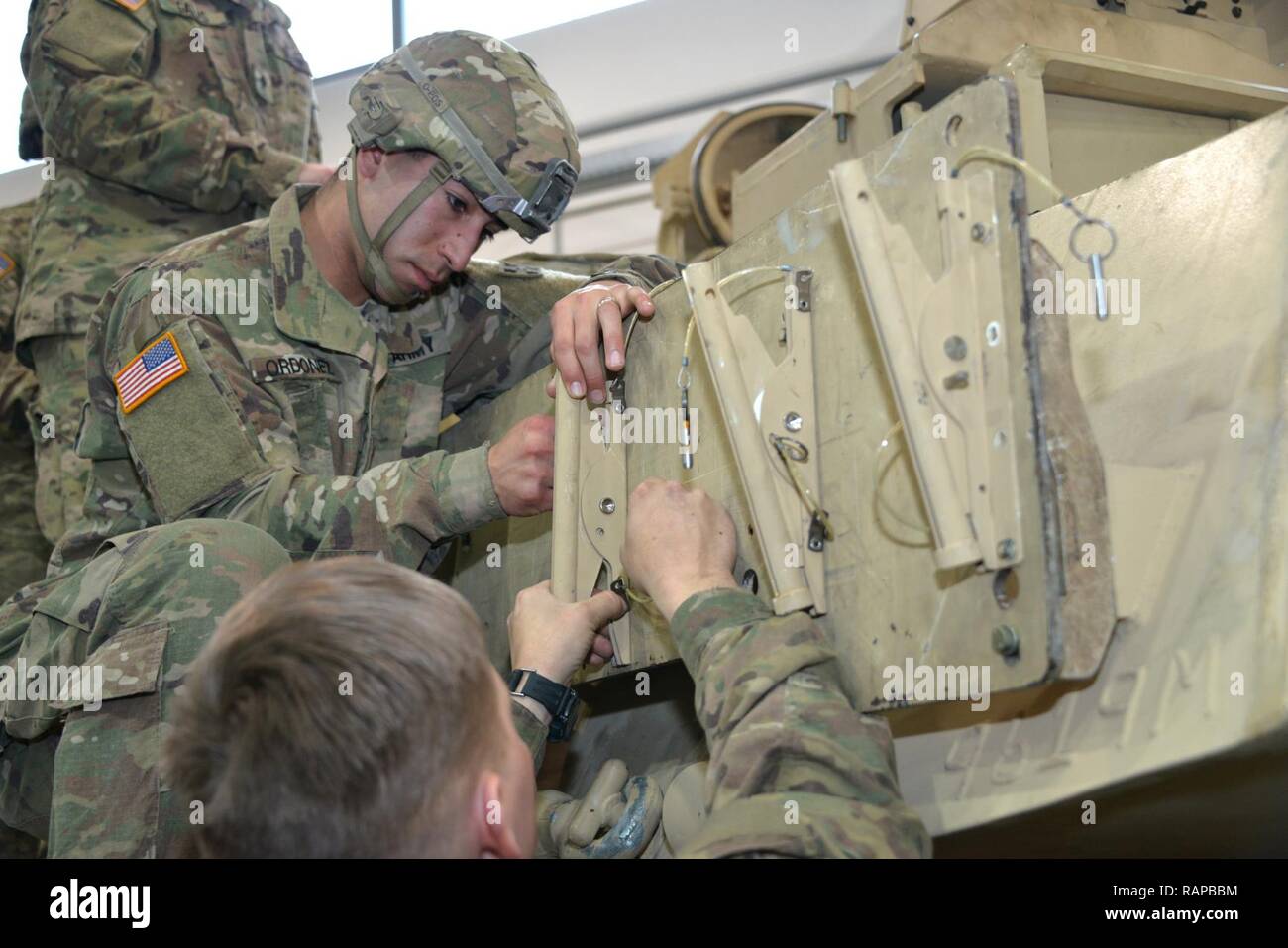 U.S. Soldiers, assigned to the 1st Battalion, 66th Armor Regiment, 3rd ...