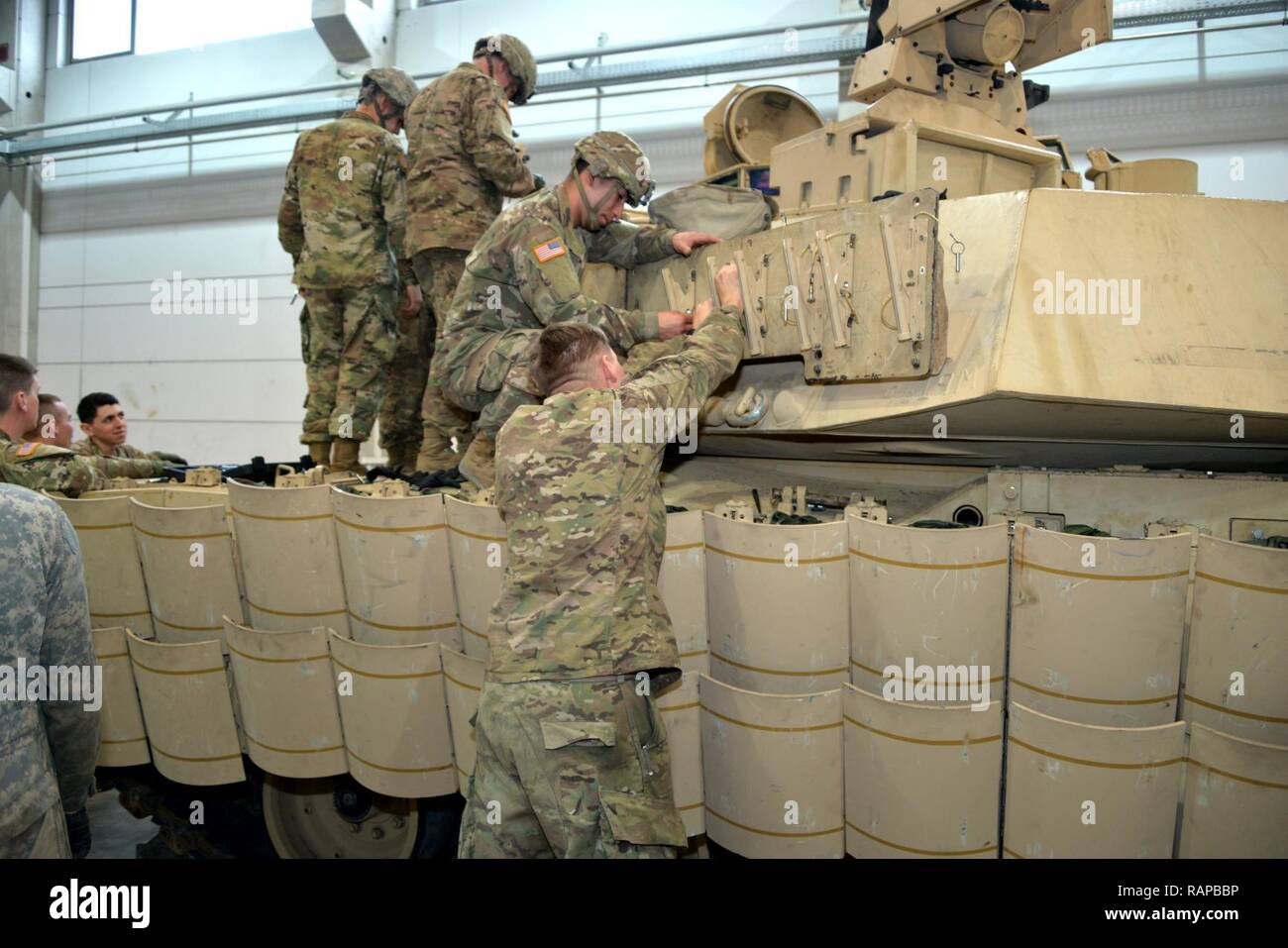 U.S. Soldiers, assigned to the 1st Battalion, 66th Armor Regiment, 3rd ...