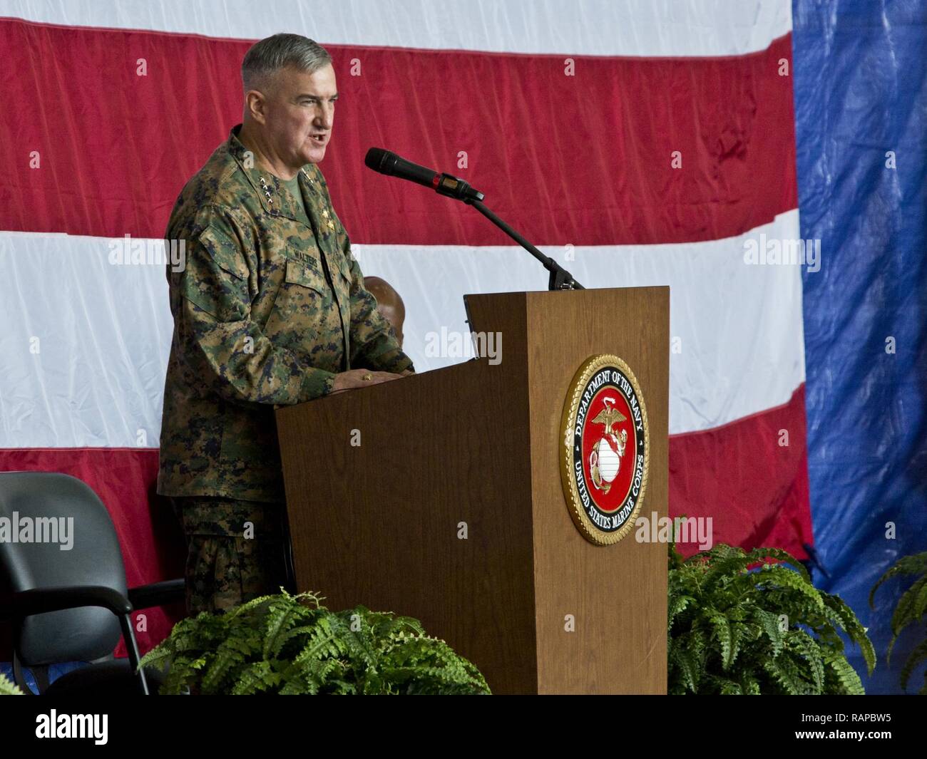 U.S. Marine Corps Gen. Glenn M. Walters, 34th assistant commandant of ...