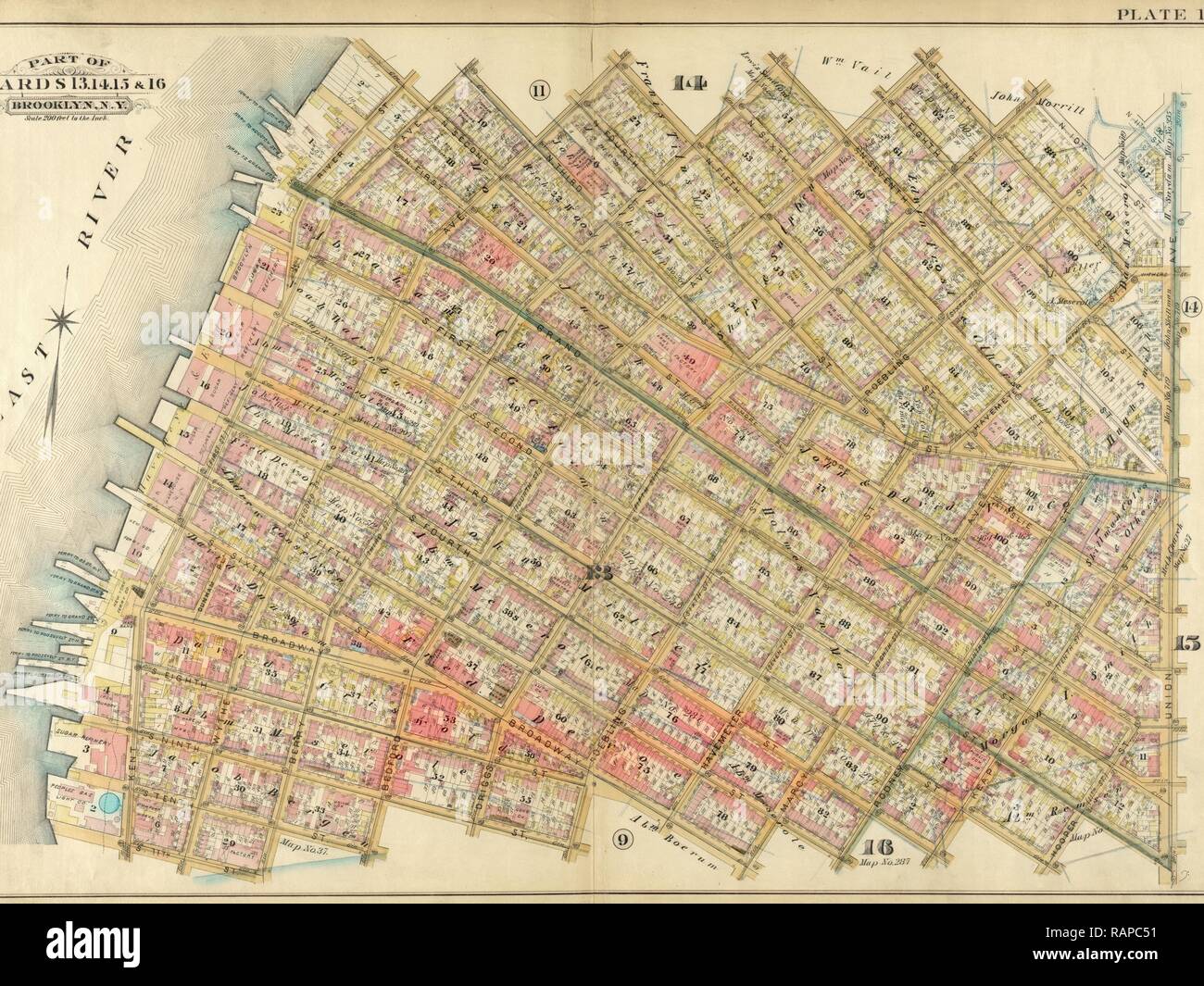 New kent map hi-res stock photography and images - Alamy