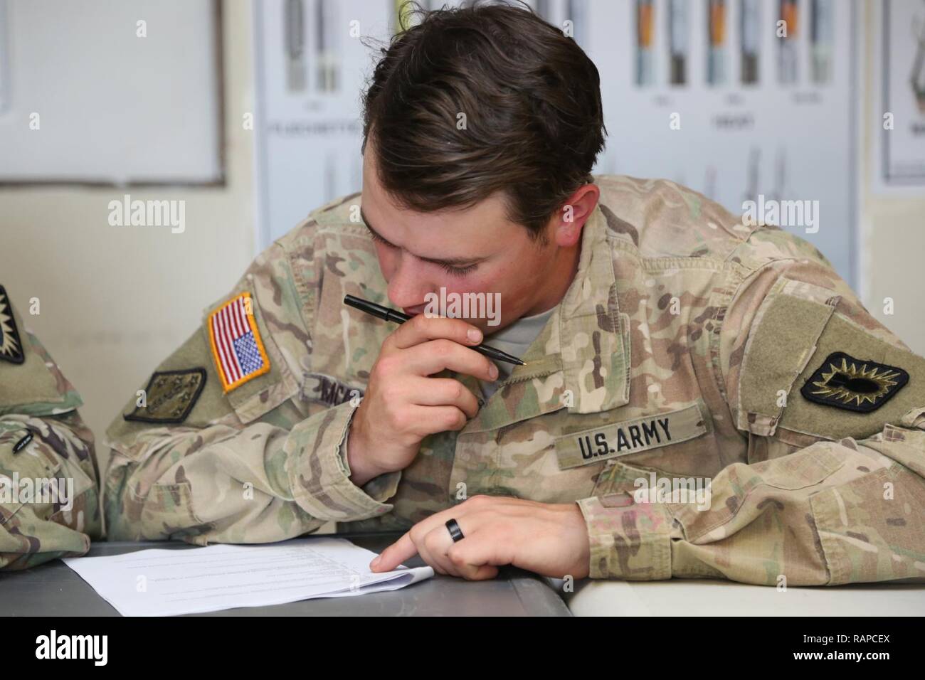 U.S. Army Sgt. Devin McAdams, 18th Ordnance Company (EOD), 192nd ...