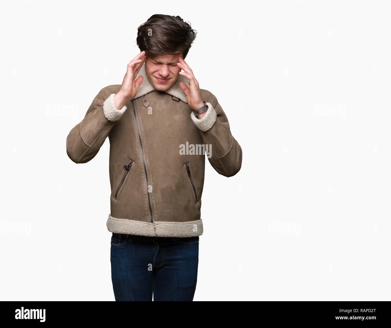 Blue coat over head hi-res stock photography and images - Alamy