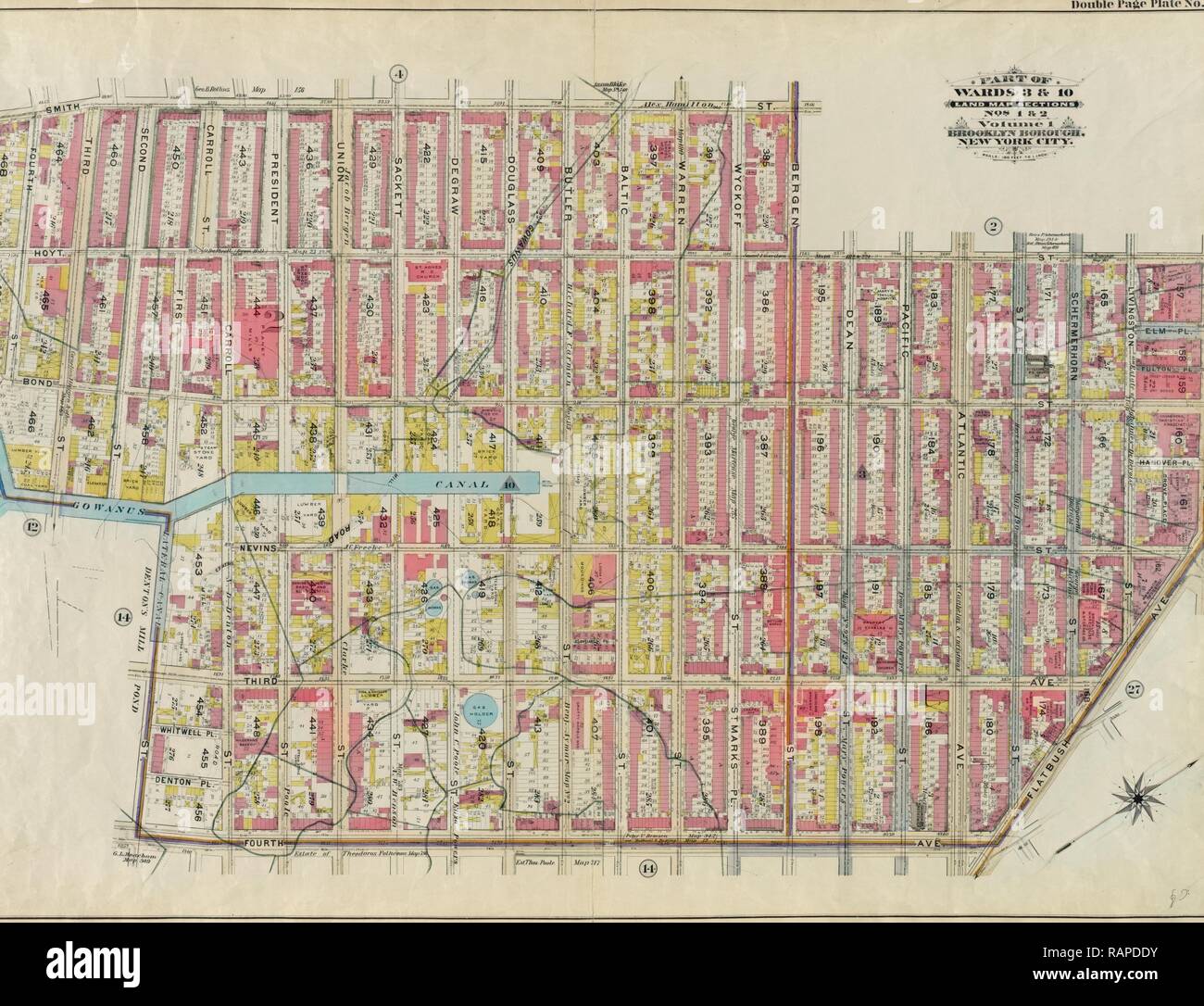Old map of flatbush hi-res stock photography and images - Alamy