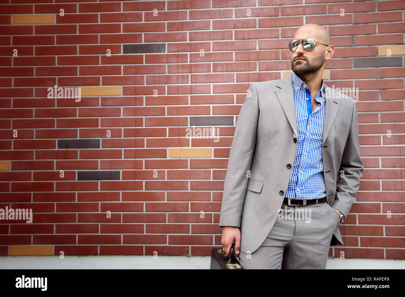 Professional Business Man Modern Confident Look View Stock Photo - Alamy