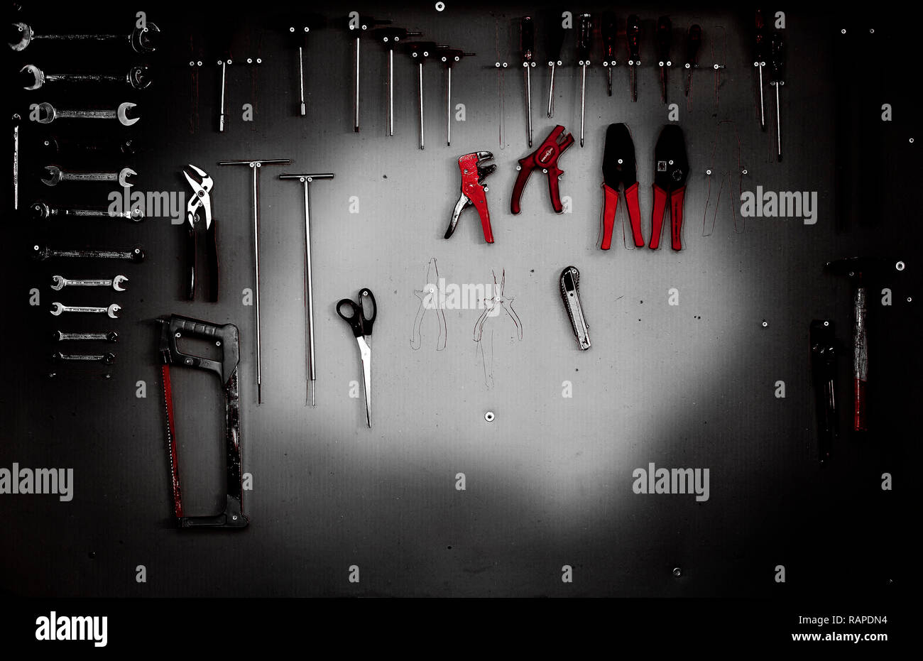 An Industrial Concept Repair Equipment Tools Photo Stock Photo - Alamy