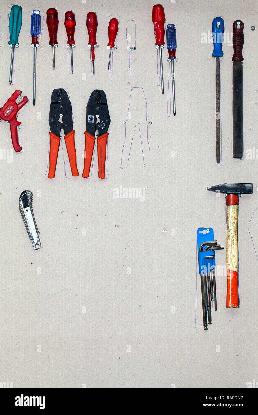 An Industrial Concept Repair Equipment Tools Photo Stock Photo - Alamy