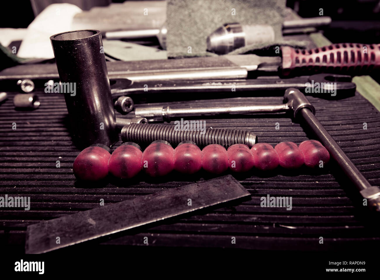 An Industrial Concept Repair Equipment Tools Photo Stock Photo - Alamy