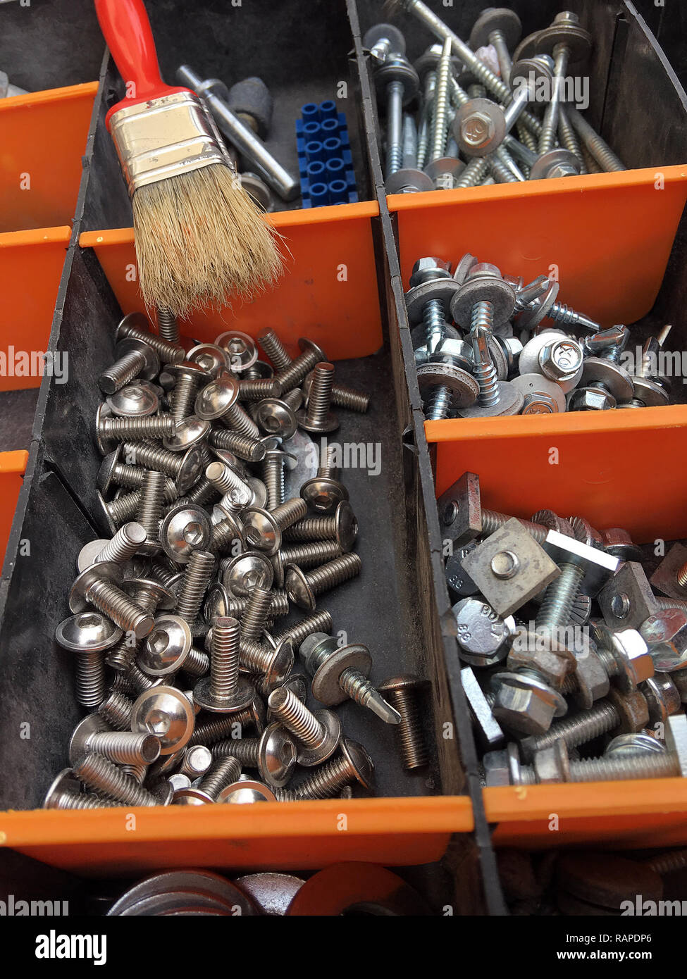 Repair Construction Equipment Tools like Nail Screw Stock Photo - Alamy