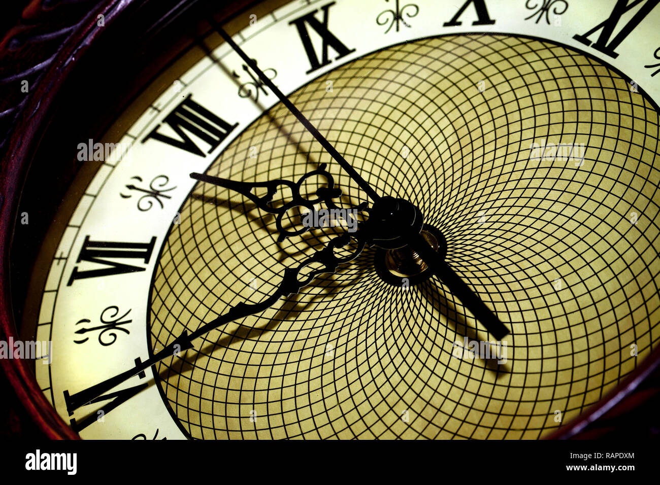 Retro Abstract Industrial Vintage Technology Clock Photo Stock Photo ...