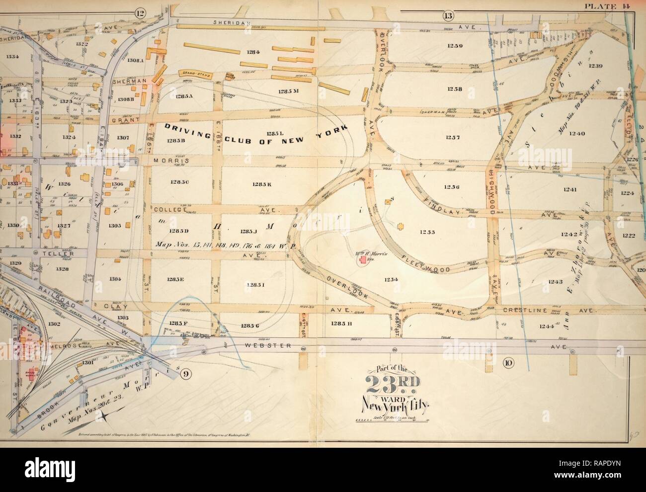 Map of sheridan hi-res stock photography and images - Alamy