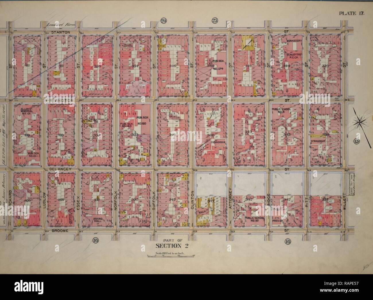 Map of stanton hi-res stock photography and images - Alamy