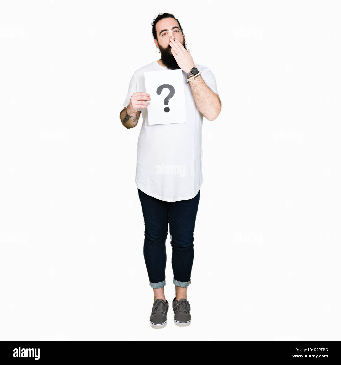 Upset shocked young hispanic Cut Out Stock Images & Pictures - Alamy