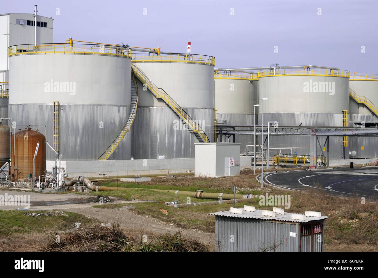 Oxem refinery in Mezzana Bigli (Pavia, Italy), production of biodiesel ...
