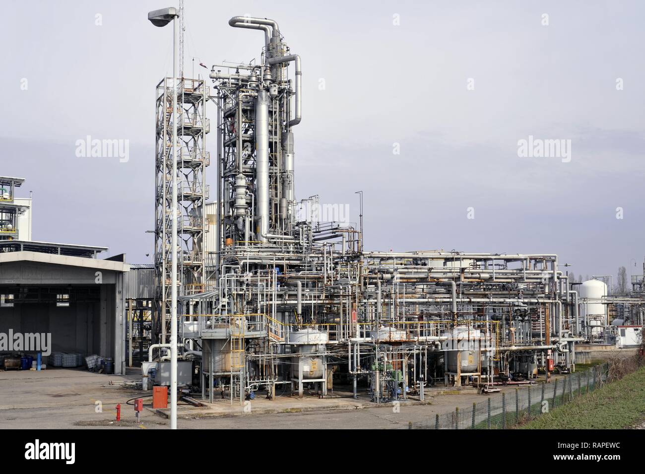 Oxem refinery in Mezzana Bigli (Pavia, Italy), production of biodiesel ...