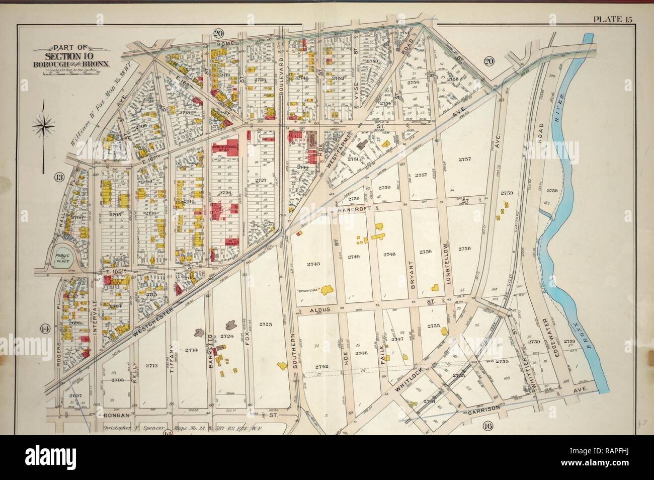 Map of edgewater hi-res stock photography and images - Alamy