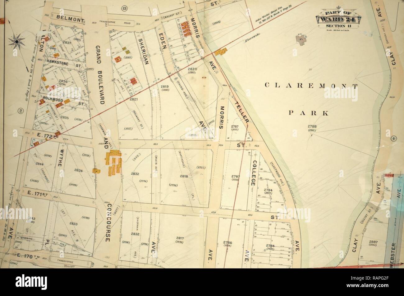 Map of belmont hi-res stock photography and images - Alamy