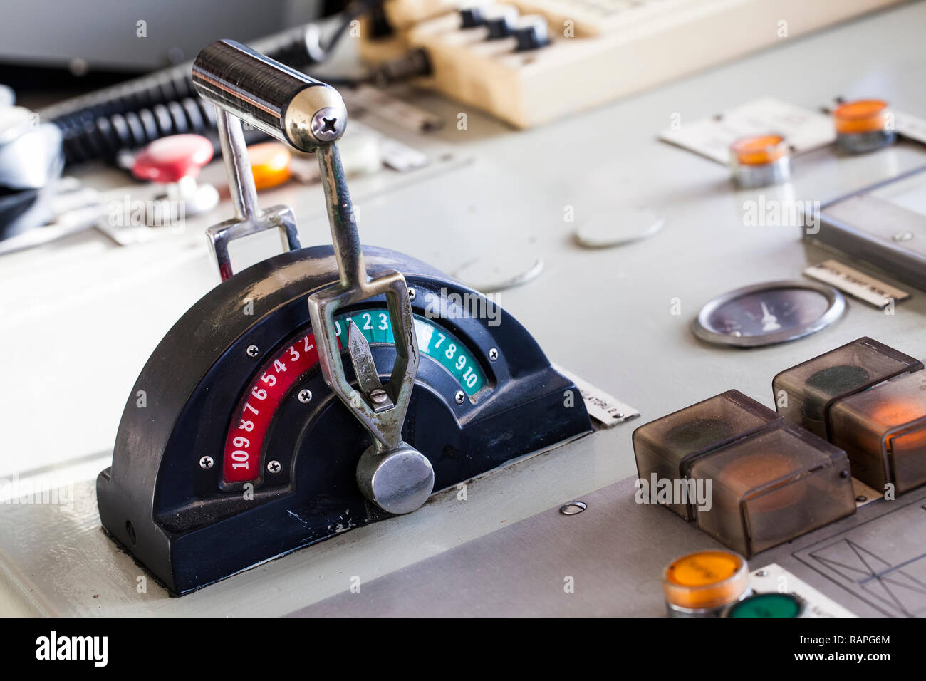 Ship Technology Power System Control Panel Buttons Photo Stock Photo ...