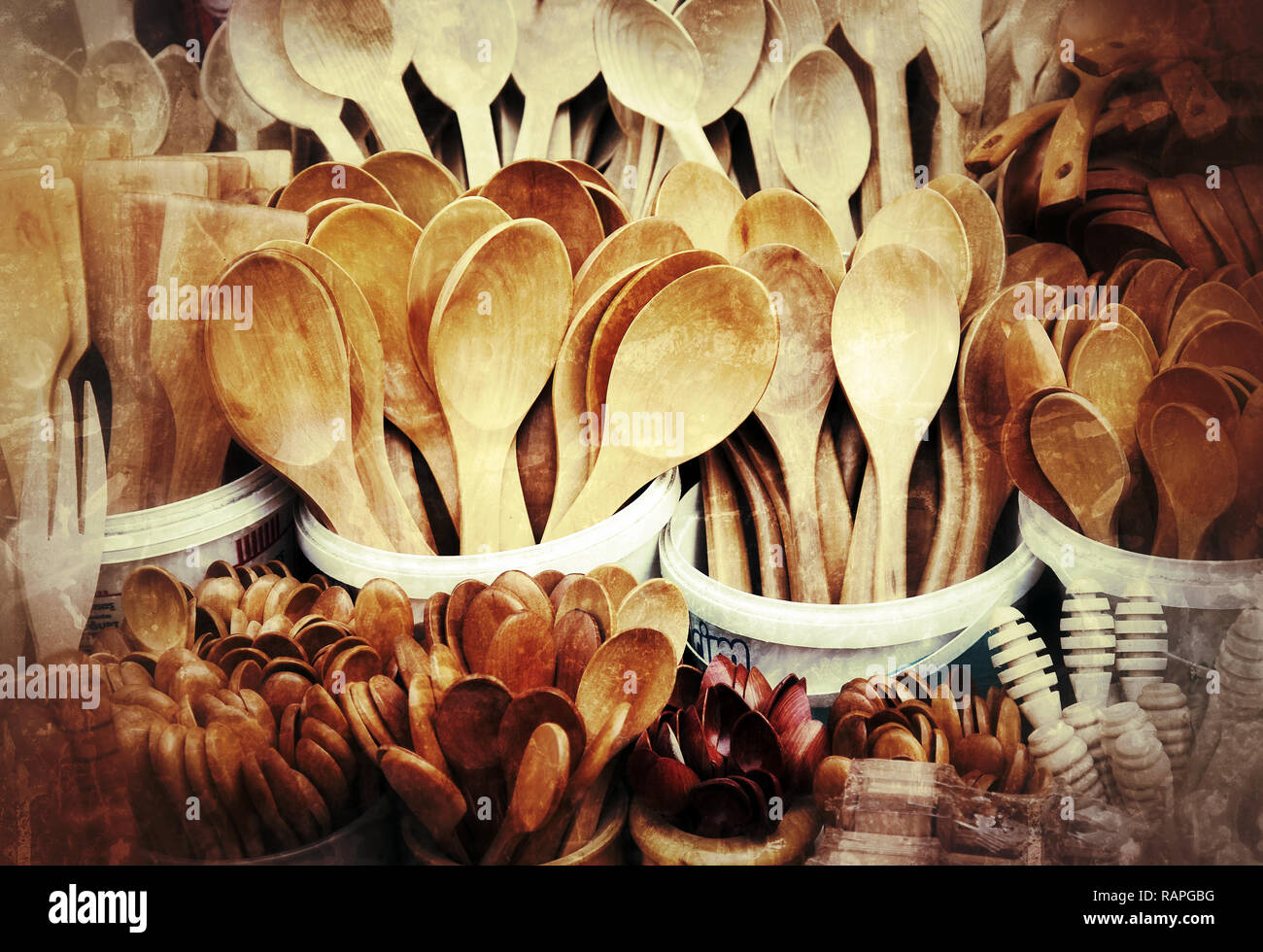 Carved Wooden Spoons High Resolution Stock Photography and Images - Alamy