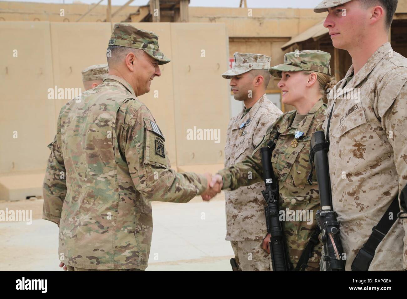 U.S. Army Lt. Gen. Stephen Townsend, commanding general of Combined Joint Task Force - Operation ...