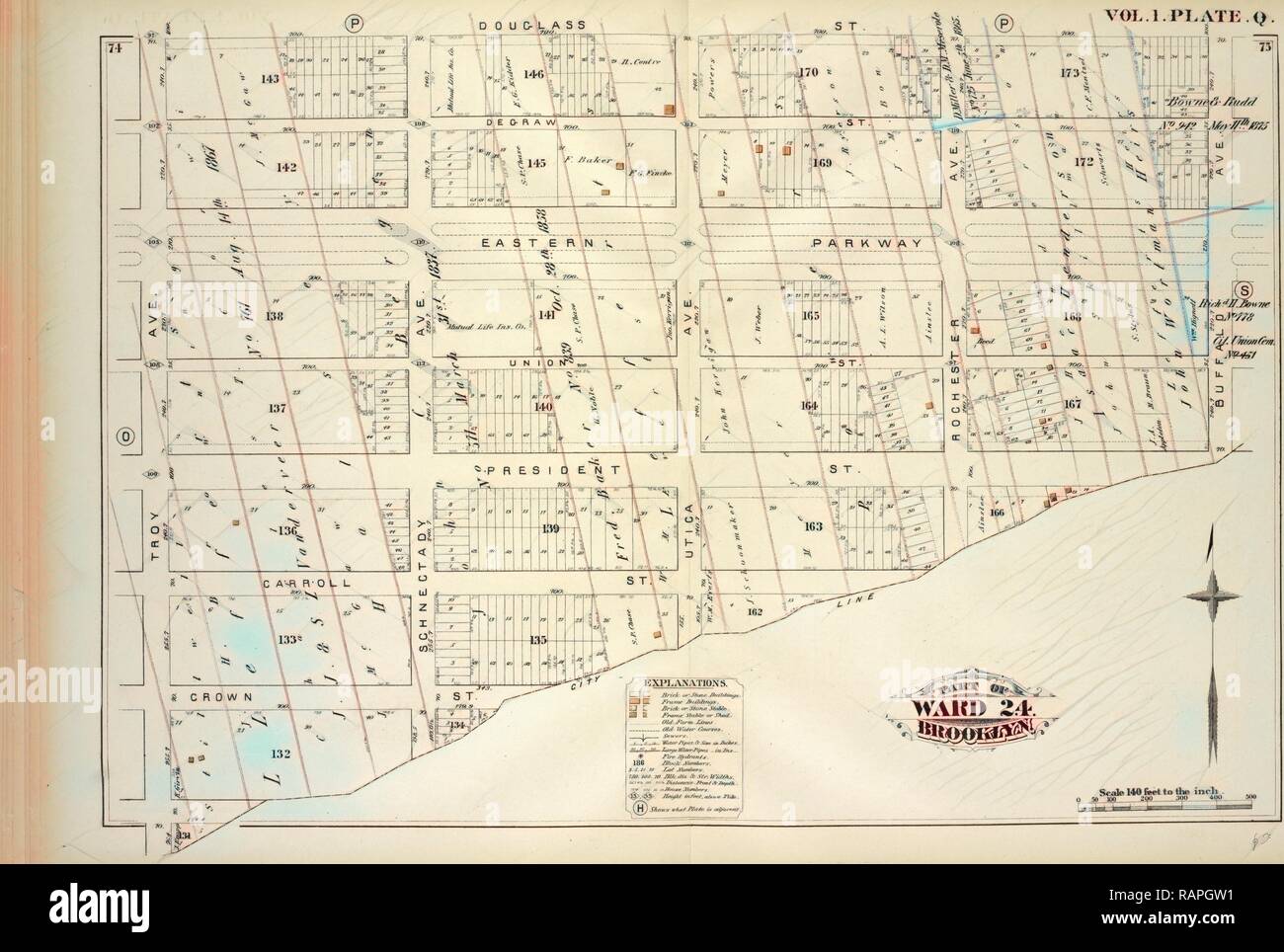 Utica map hi-res stock photography and images - Alamy