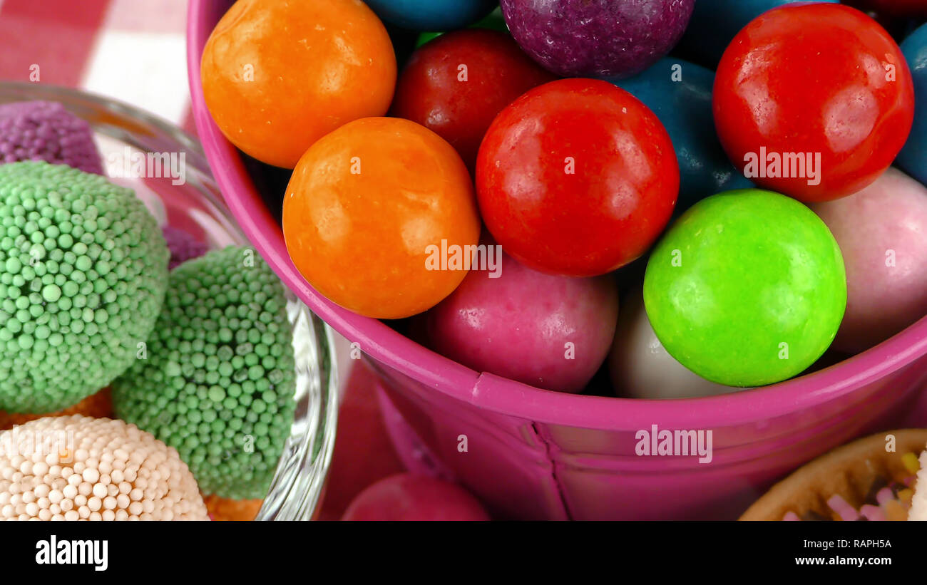 Candy Sweet Jelly Lolly and Delicious Sugar Dessert Stock Photo - Alamy