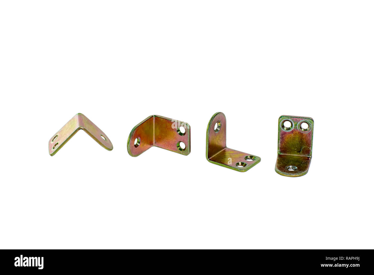 Angle steel bracket Cut Out Stock Images & Pictures - Alamy