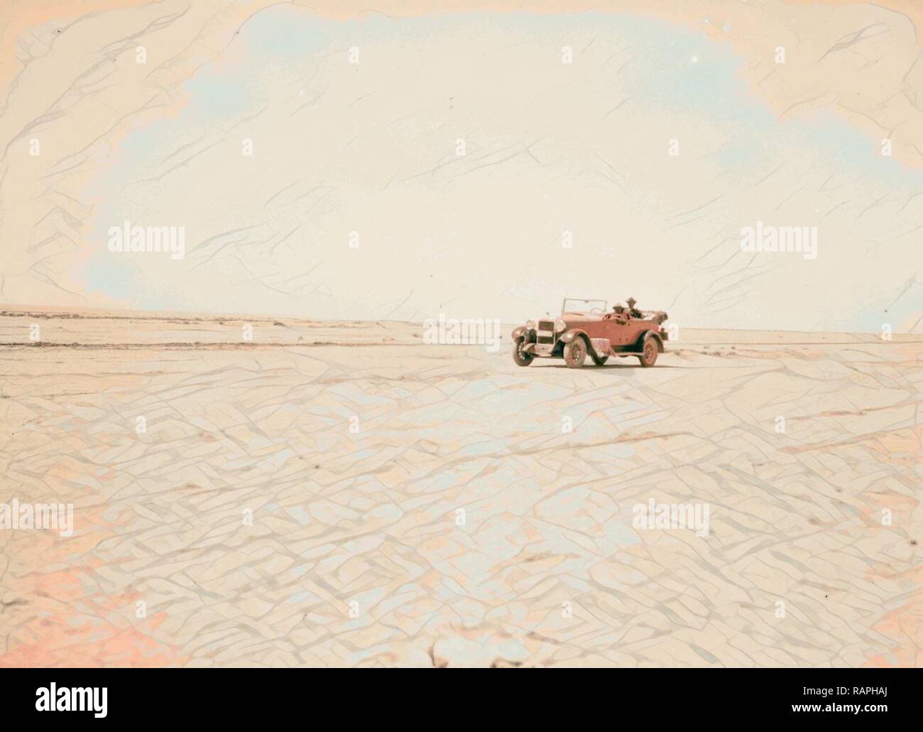 Palmyra. The desert of Palmyra. 1920, Syria, Tadmur. Reimagined by ...
