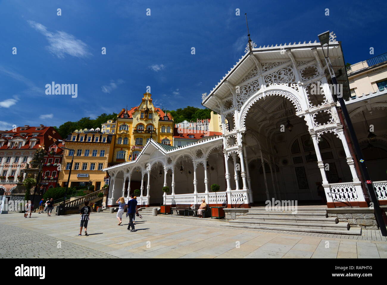 The Mill Colonnade. Karlovy Vary. Czech Republic Stock Photo - Alamy