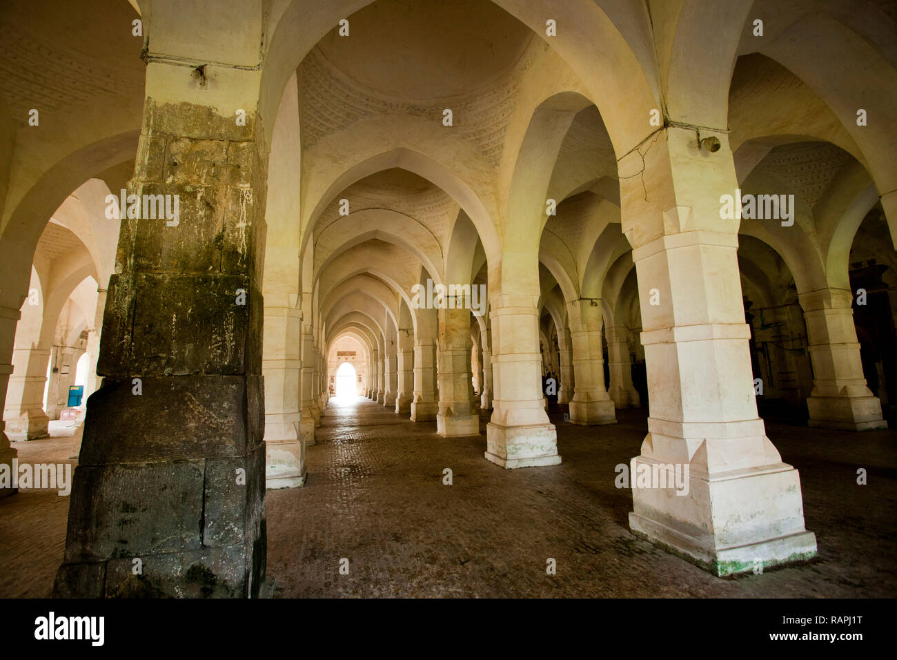 Interior of the Shatgumbad Mosque is the largest of the Sultanate ...