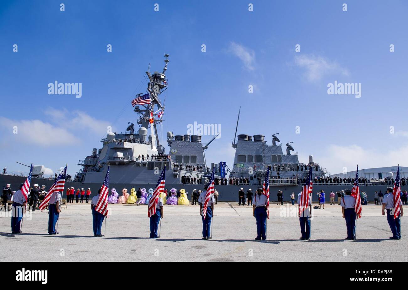 MOBILE, Ala. – (Feb. 24, 2017) The guided-missile destroyer USS ...