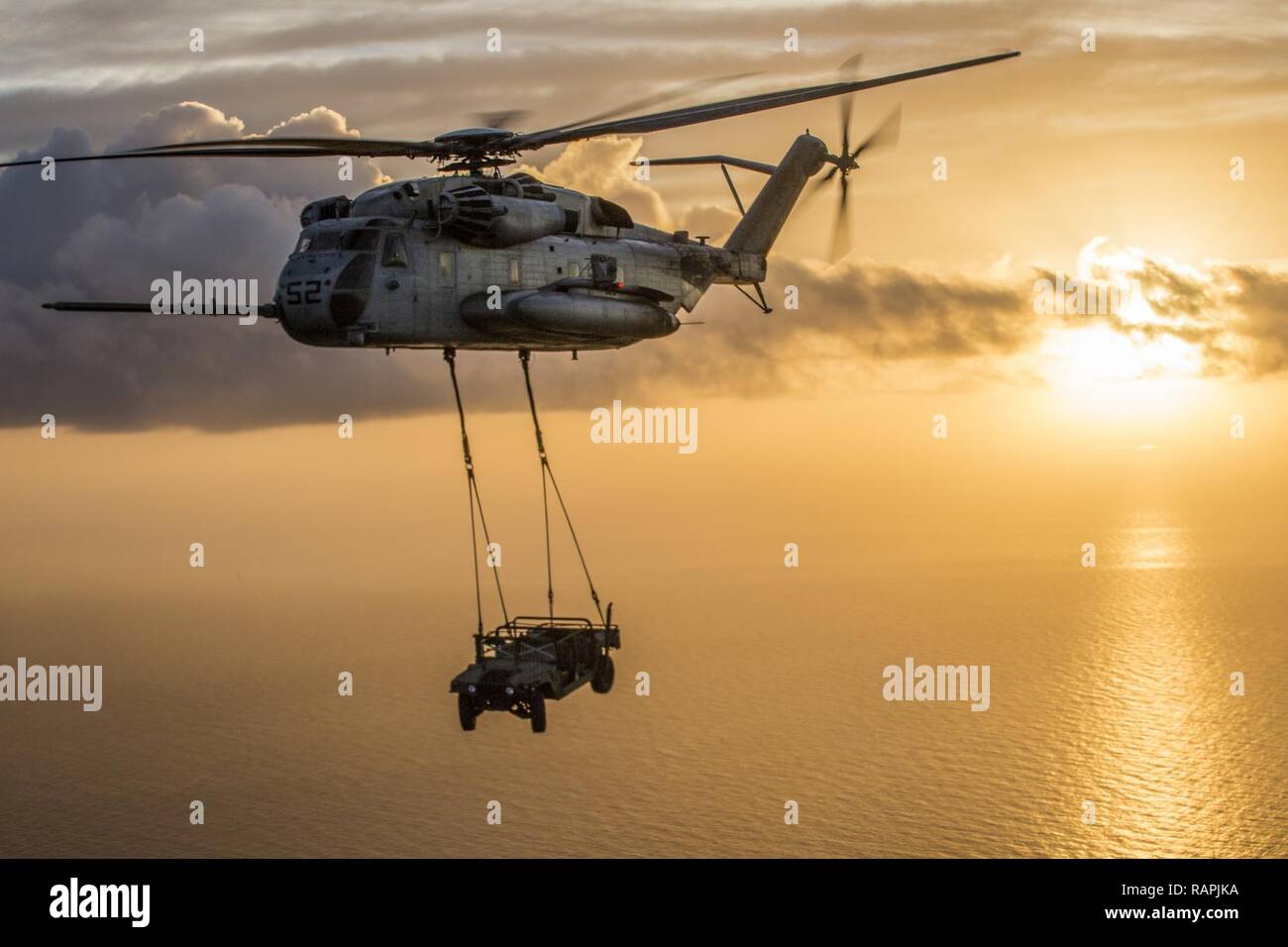 A CH-53 Super Stallion assigned to Marine Heavy Helicopter Squadron ...
