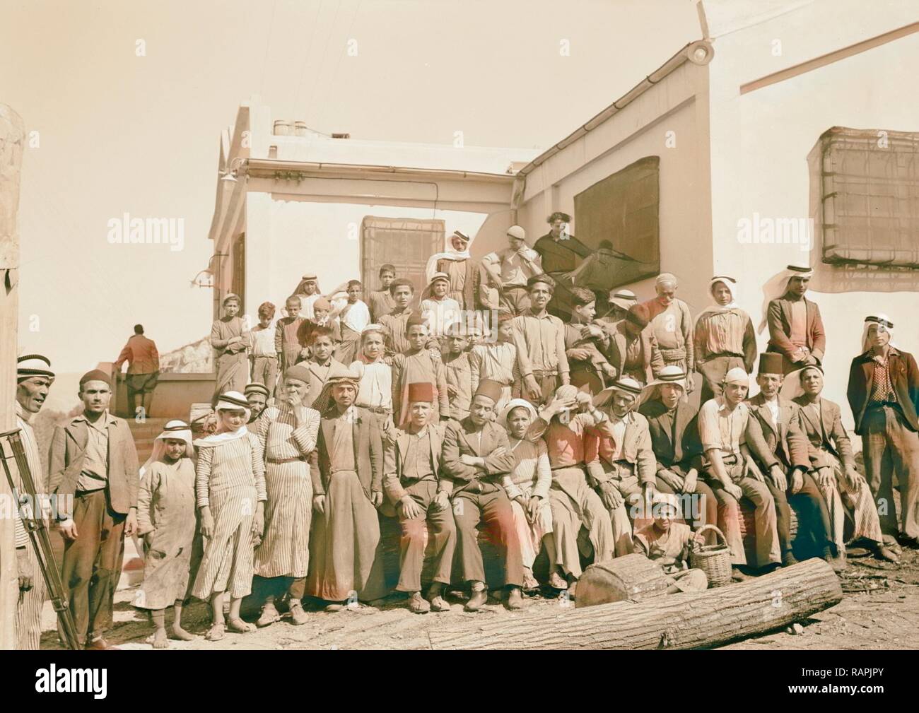 Arab factories & general improvements in Nablus, Match factory Group of ...