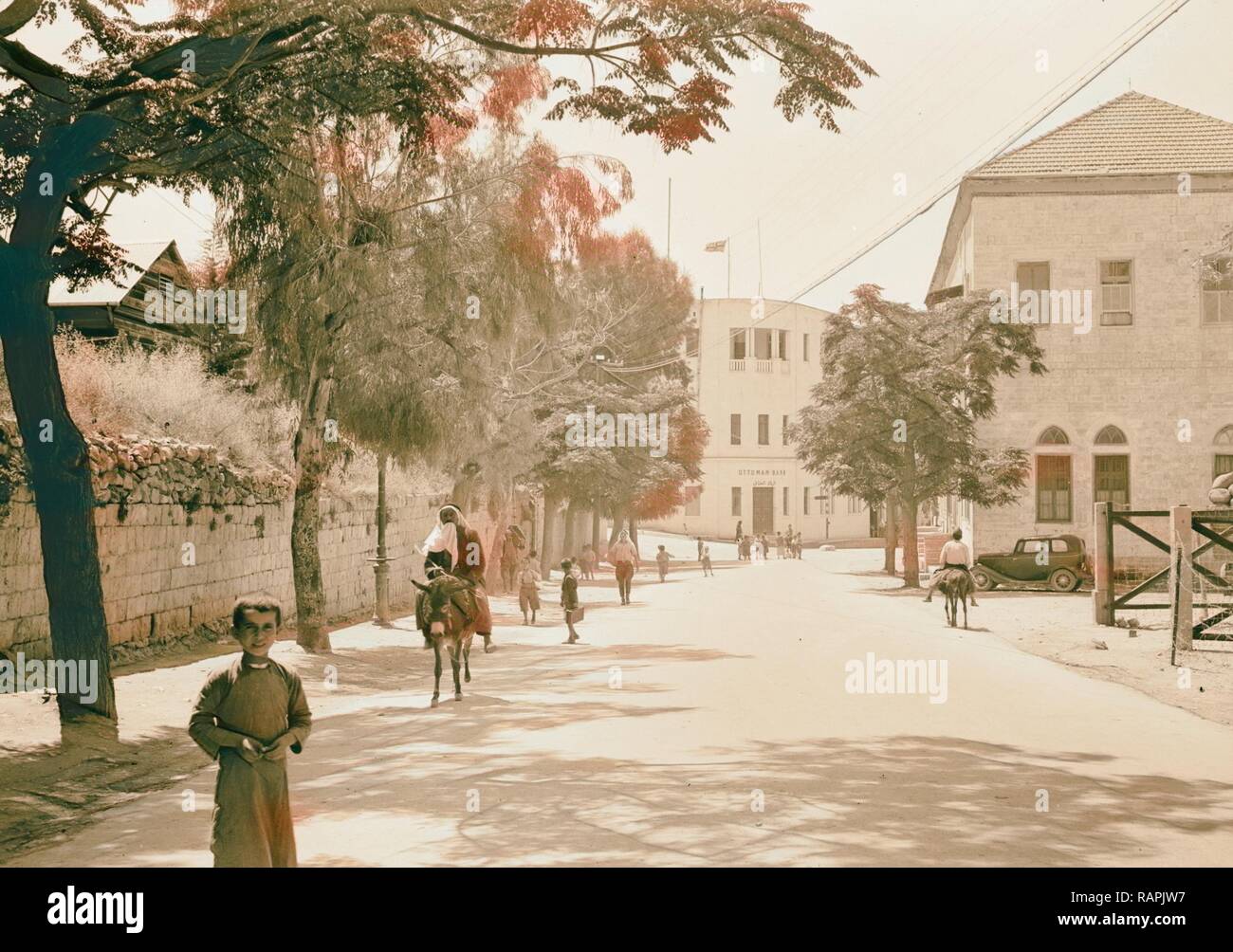 Arab factories and general improvements in Nablus. New Main Street ...