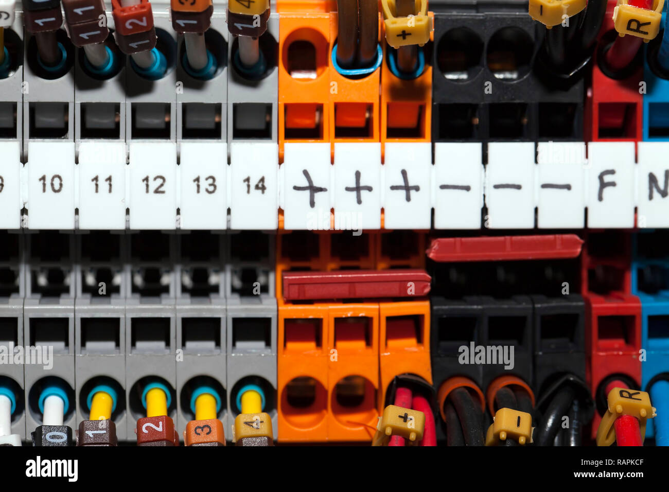 Industrial Electricity Power Equipment Wires and Lines Connection Stock ...