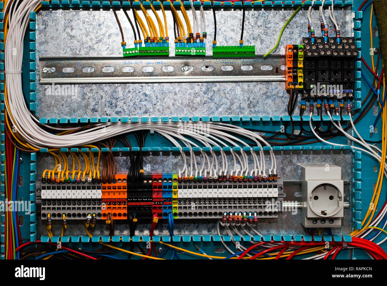 Industrial Electricity Power Equipment Wires and Lines Connection Stock ...