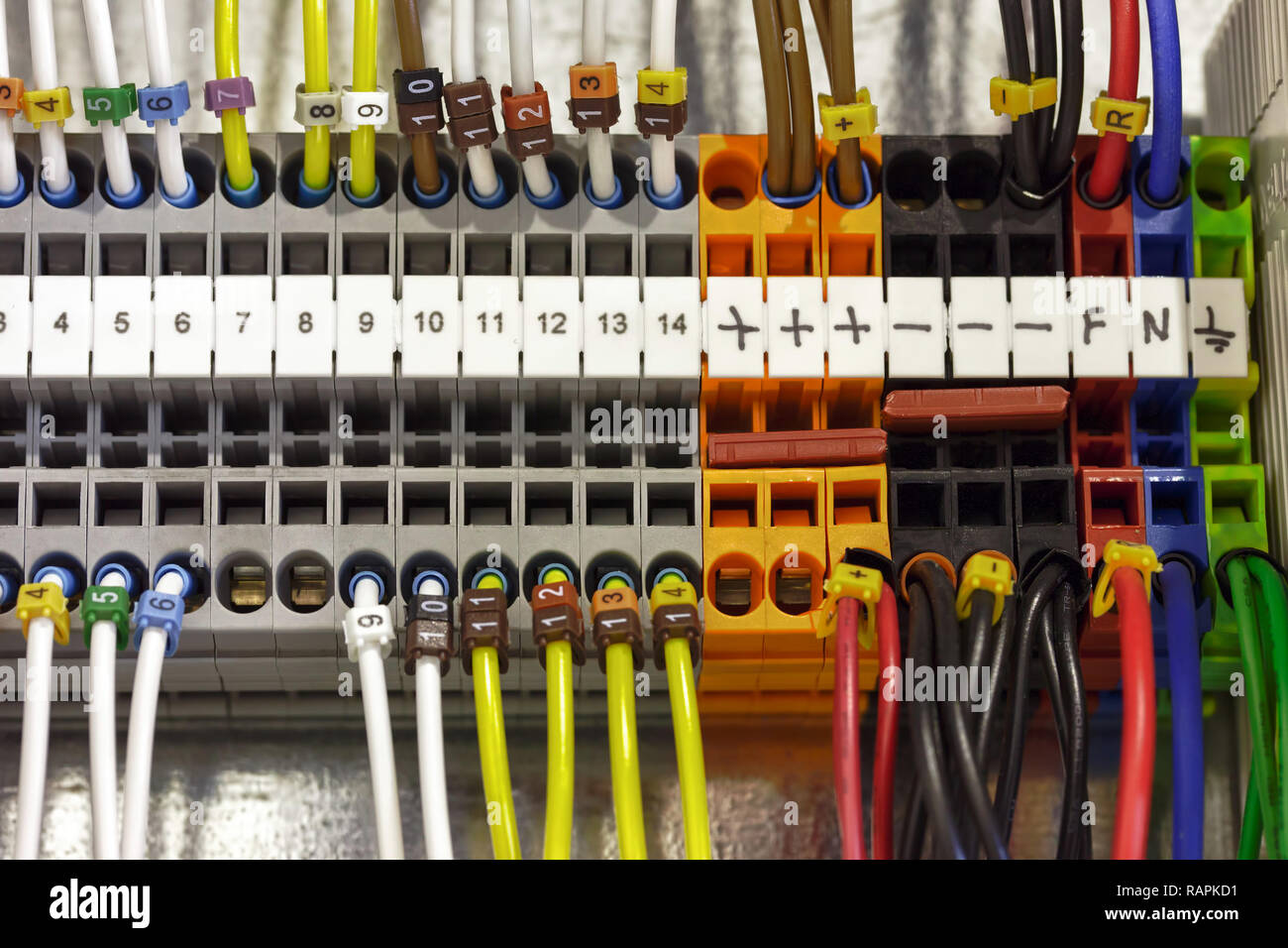 Industrial Electricity Power Equipment Wires and Lines Connection Stock ...