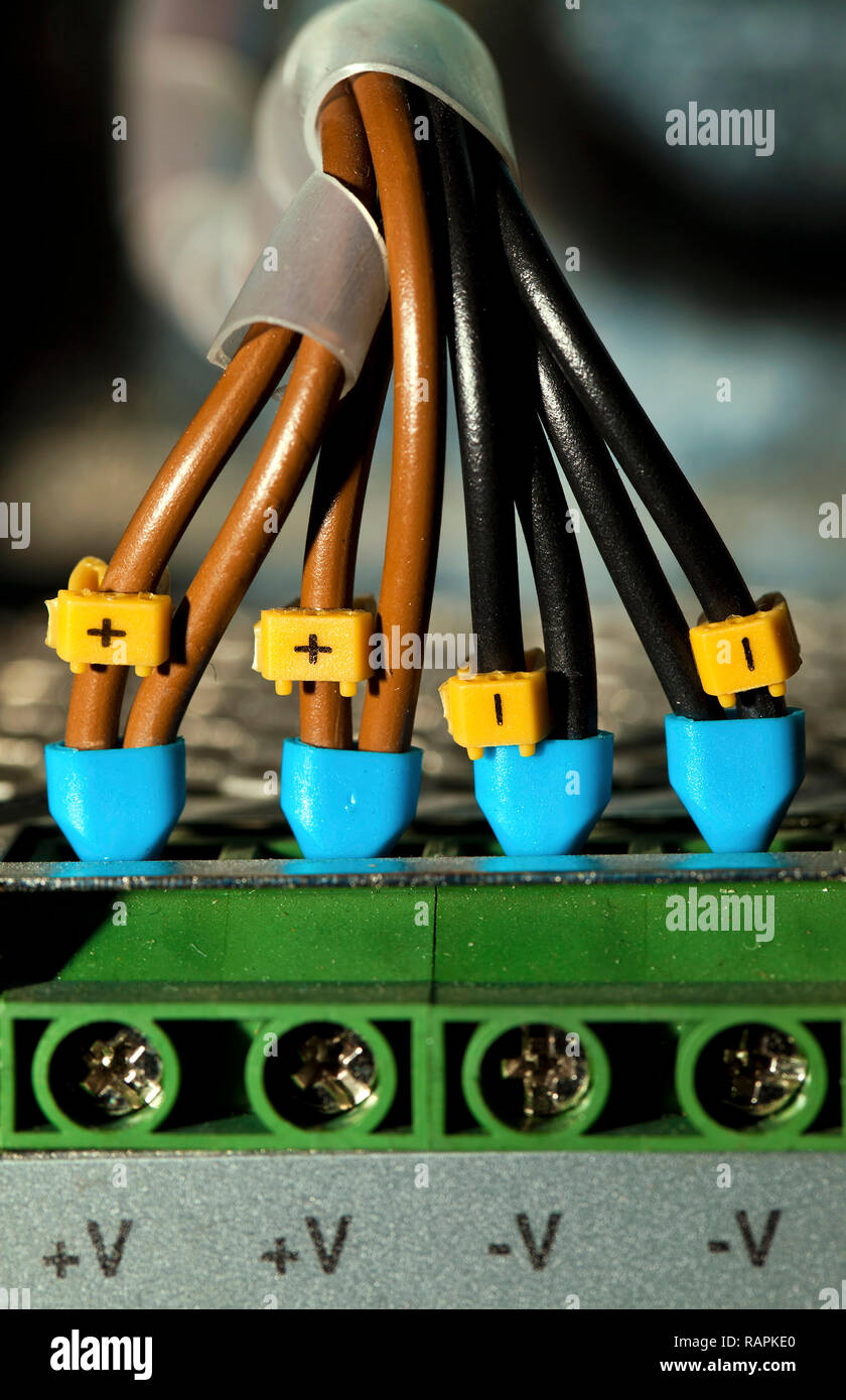 Industrial Electricity Power Equipment Wires and Lines Connection Stock ...