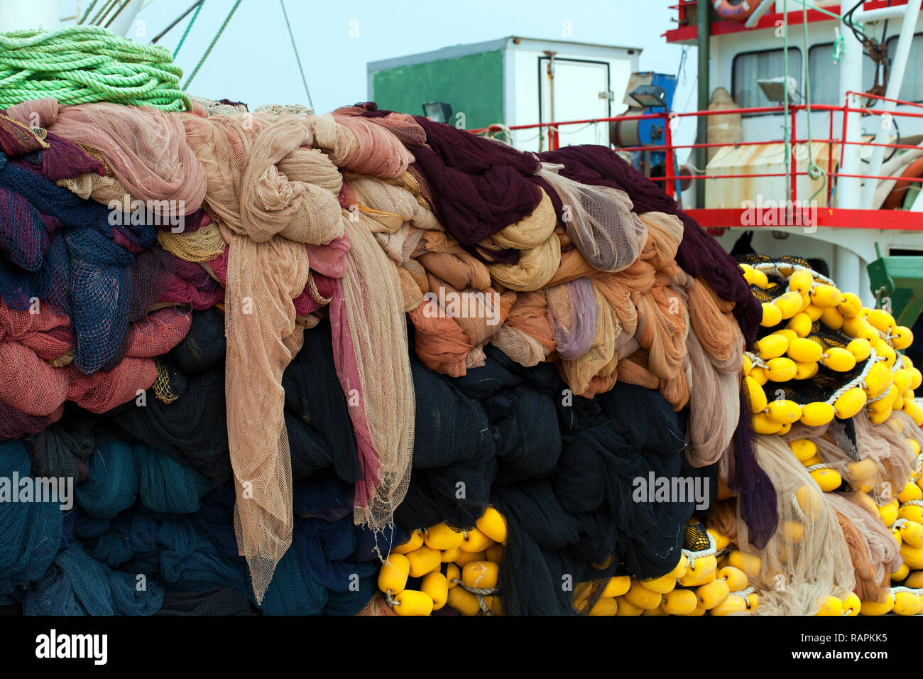 Abstract Industry Maritime Fishnet Ropes Fishing Lines Photo Stock ...