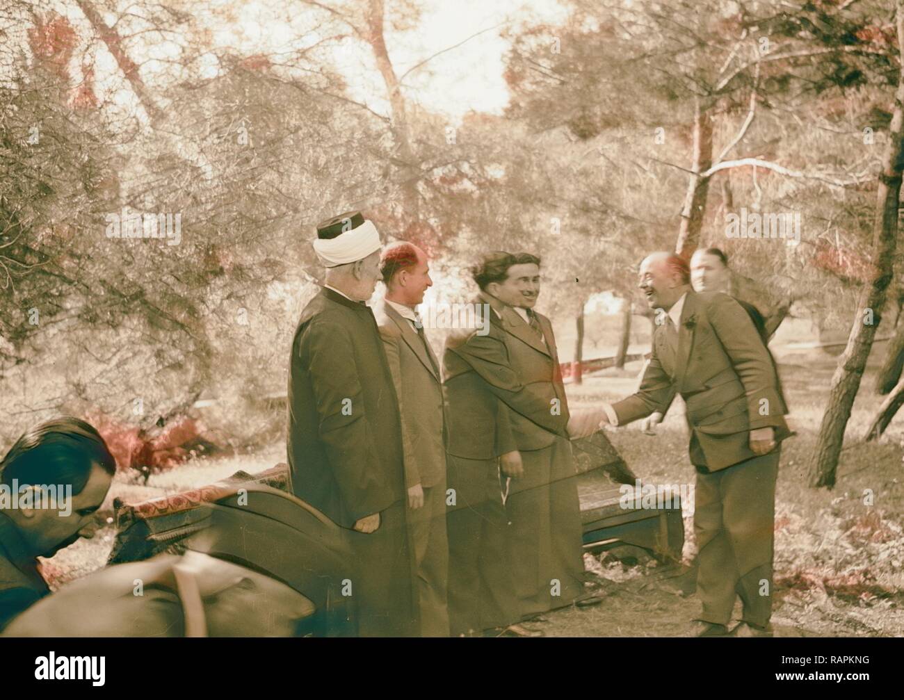 Reception by the Director of Programmes, Palestine Broadcasting Service ...