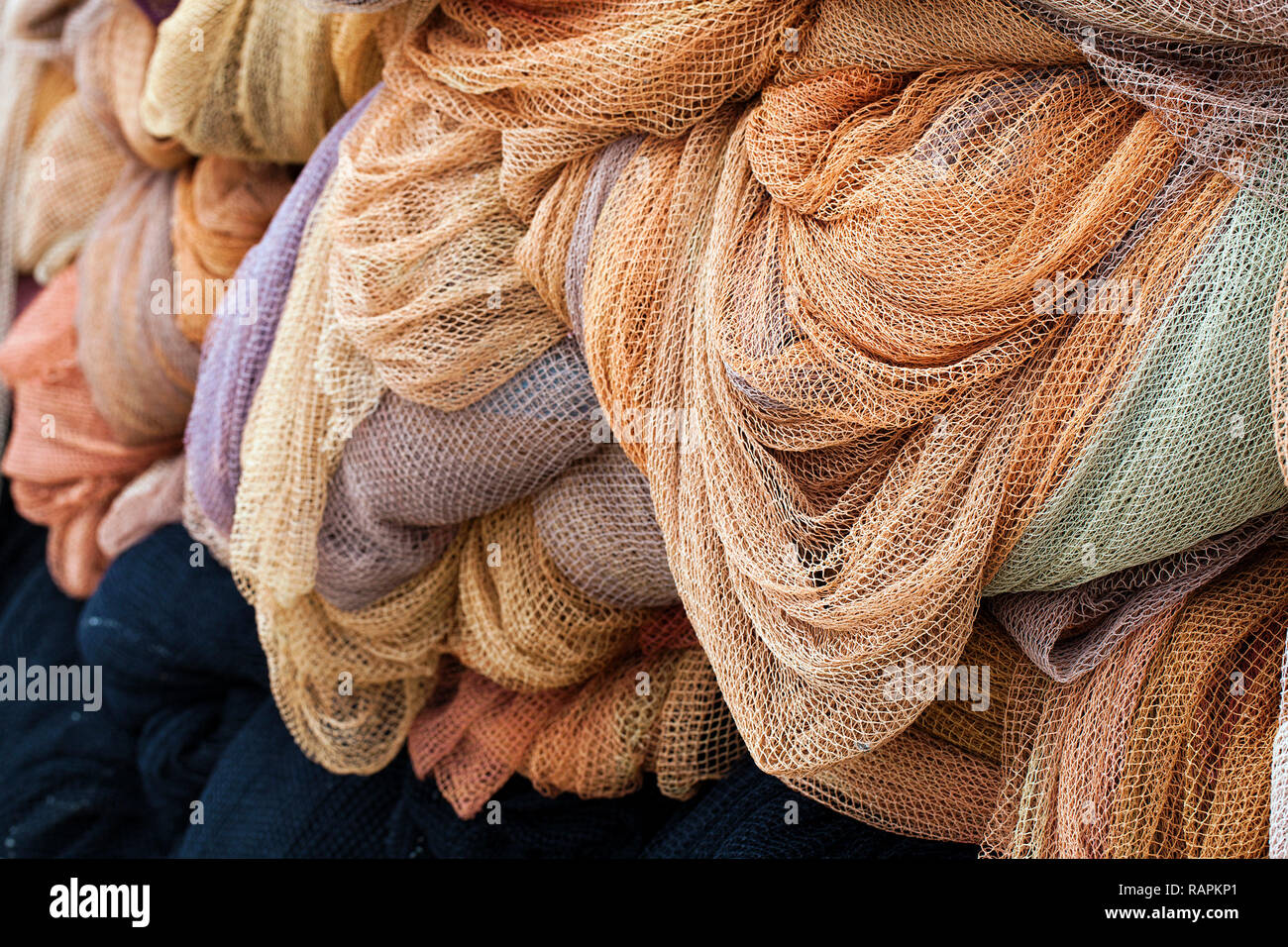 Abstract Industry Maritime Fishnet Ropes Fishing Lines Photo Stock ...