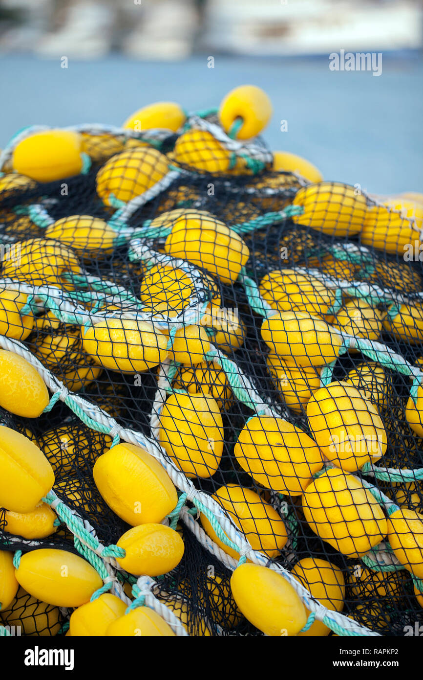 Abstract Industry Maritime Fishnet Ropes Fishing Lines Photo Stock ...