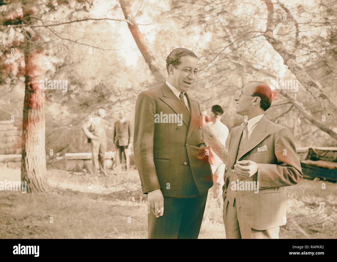 Reception by the Director of Programmes, Palestine Broadcasting Service ...