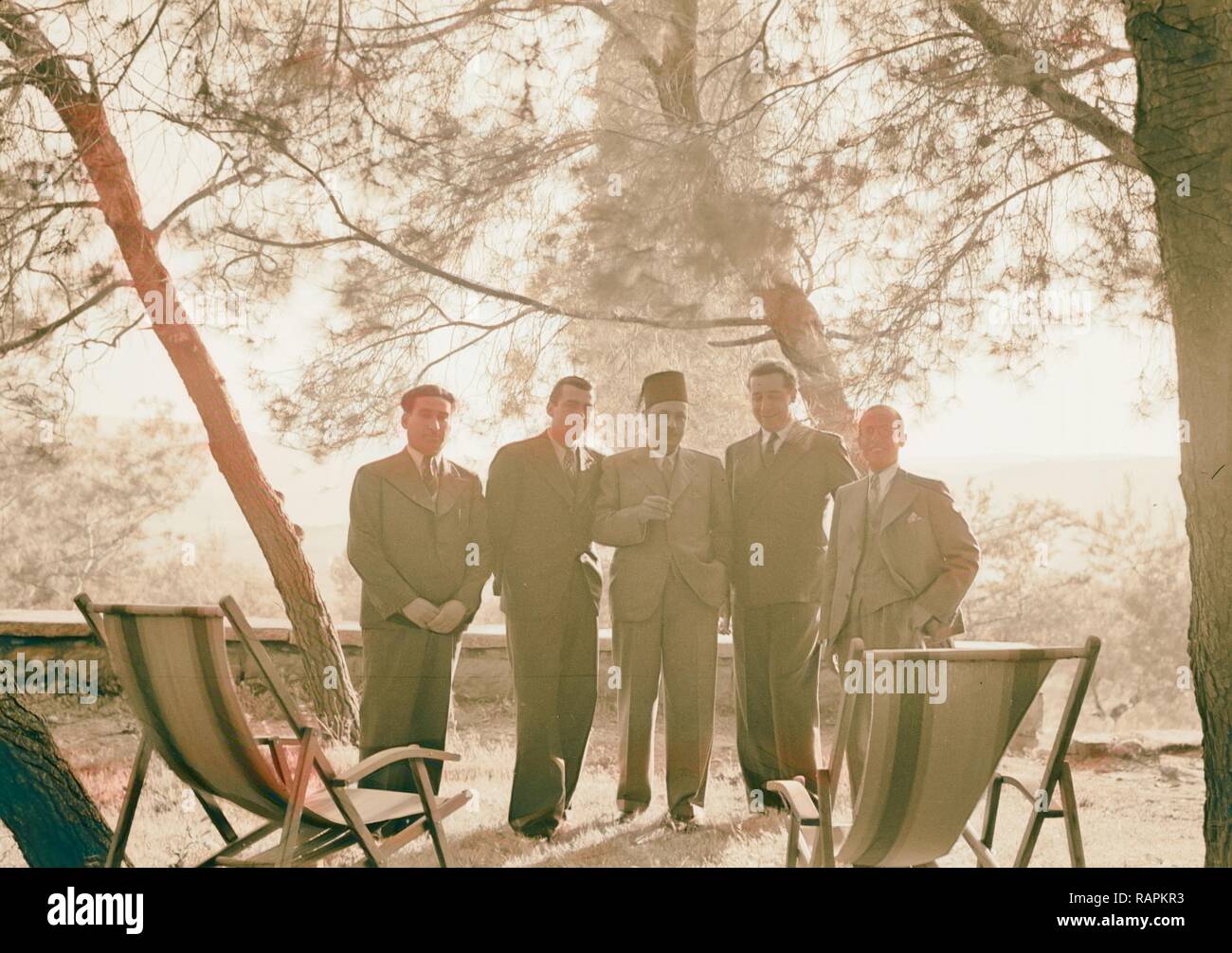 Reception by the Director of Programmes, Palestine Broadcasting Service ...