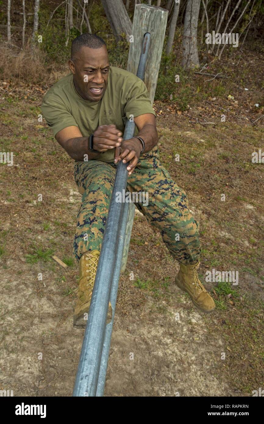 U.S. Marine Corps Sgt. Maj. Johnnie M. Hughes, sergeant major ...
