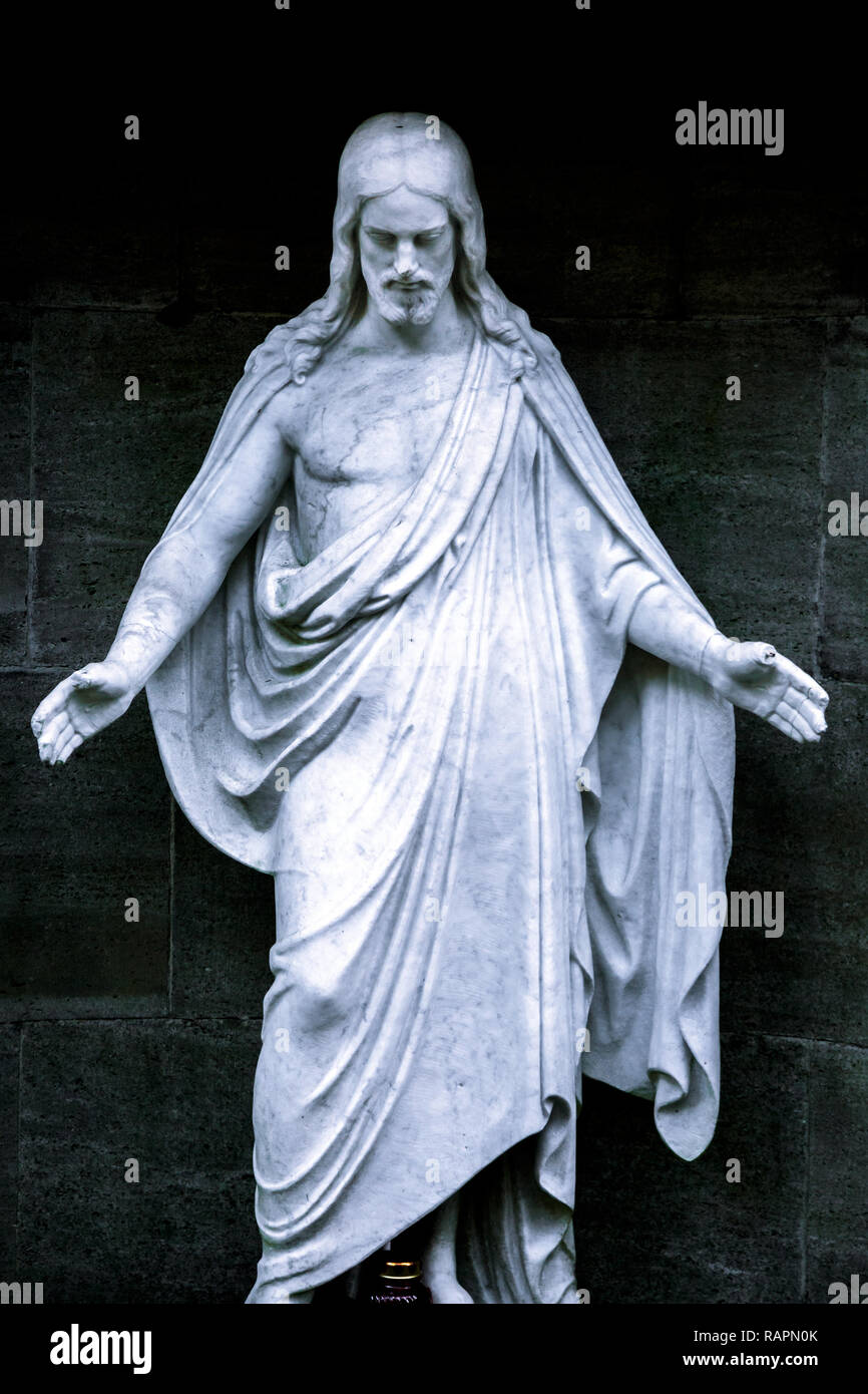The Christianity Religioun Symbol Jesus Sculpture Photo Stock Photo - Alamy