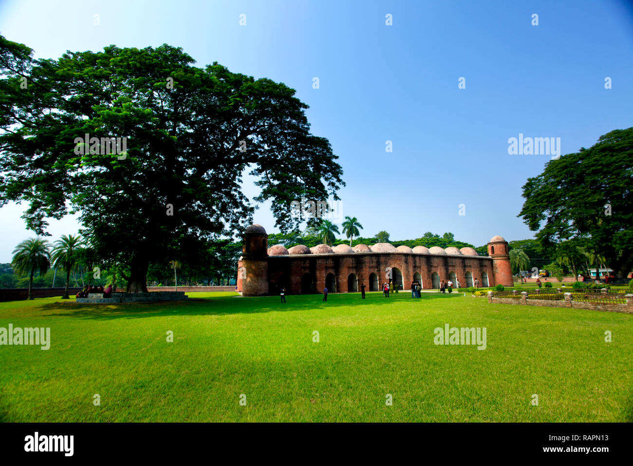 Shatgumbad Mosque. It is the largest of the Sultanate mosques in ...