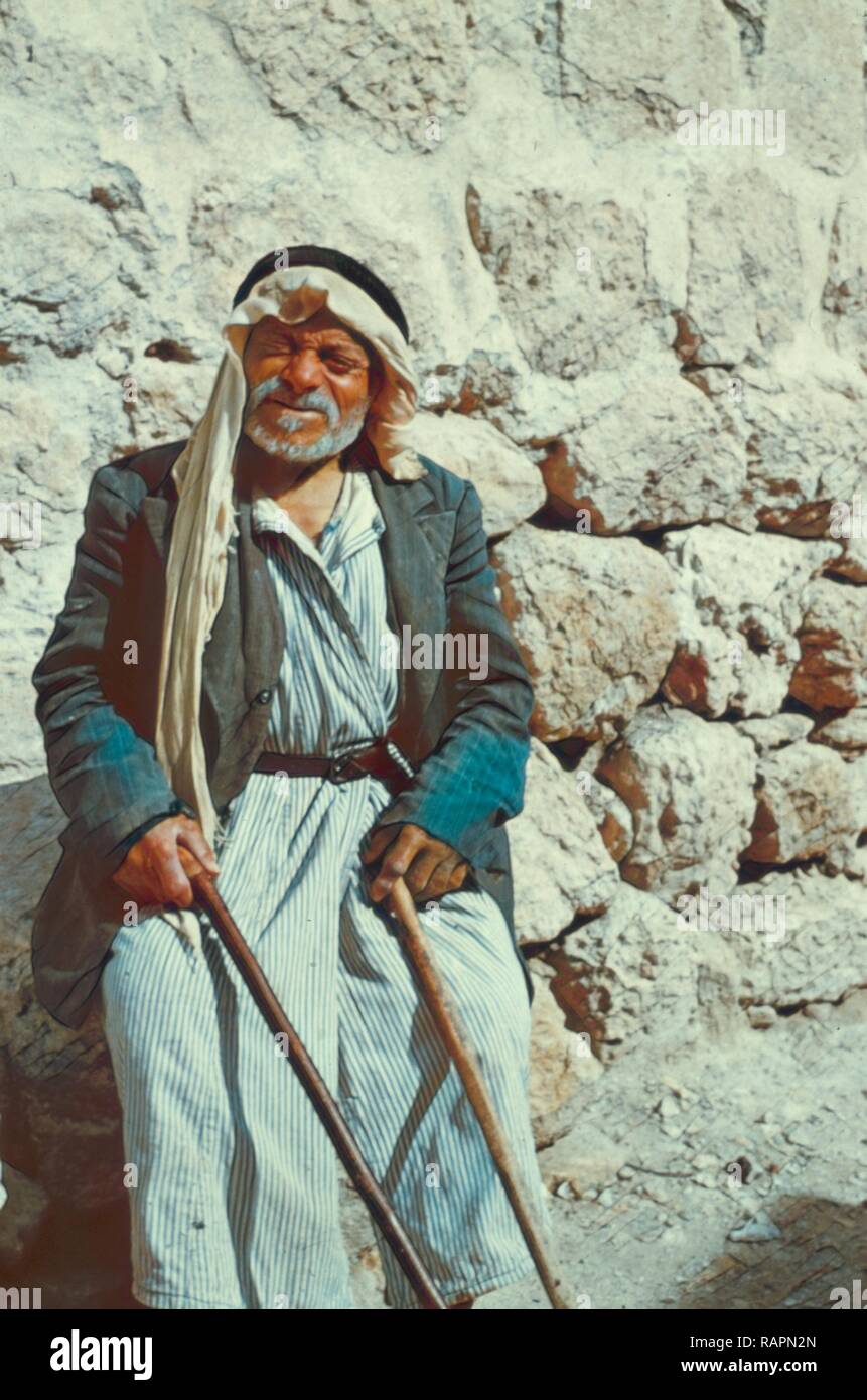 Mount of Olives, Bethphage and Bethany Arab guardian of the Tomb of ...