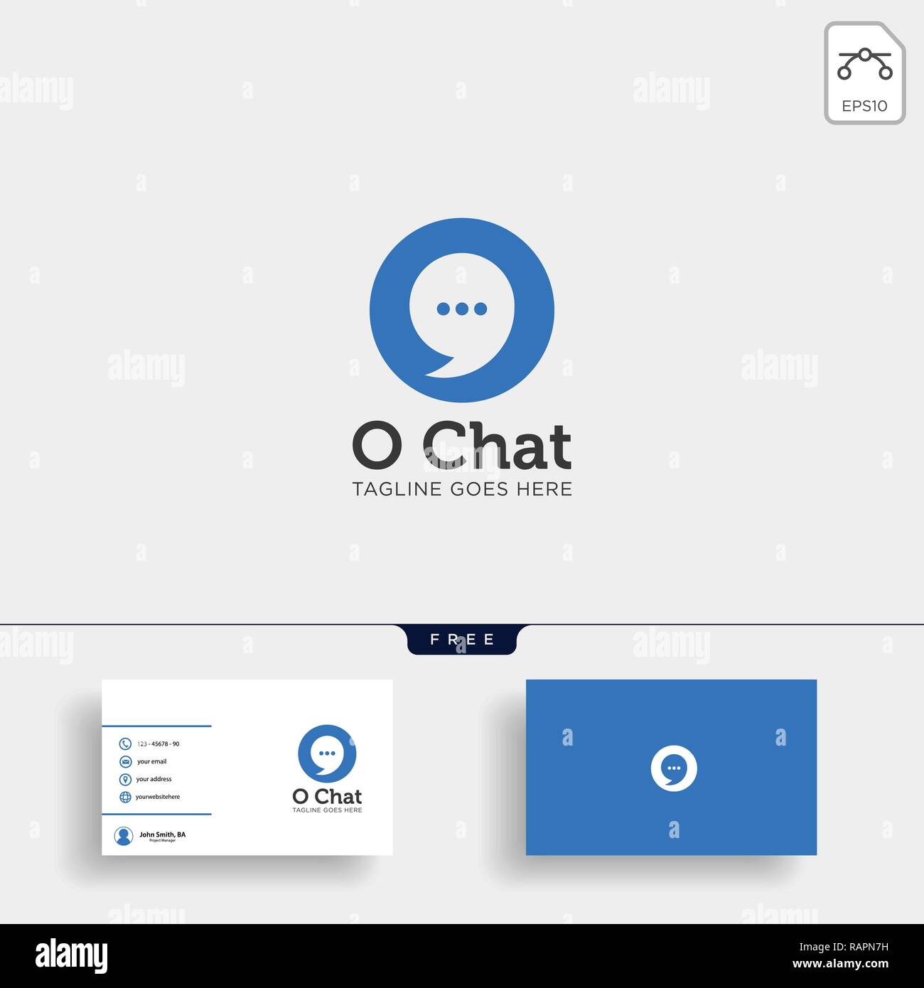 Chat, Message, speech, Conversation logo template vector illustration ...